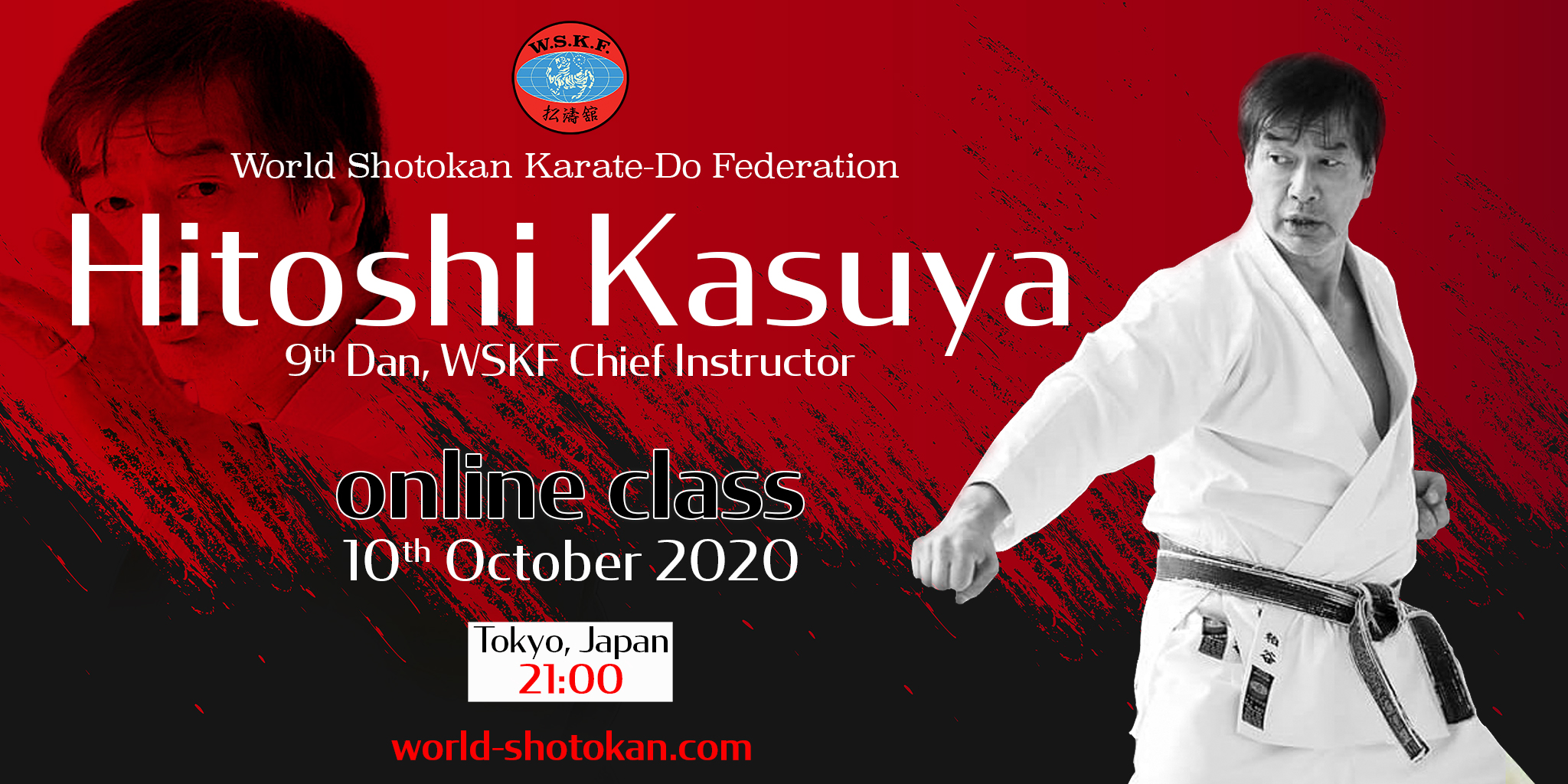 Online class with Sensei Hitoshi Kasuya 9th Dan, WSKF Chief Instructor ...